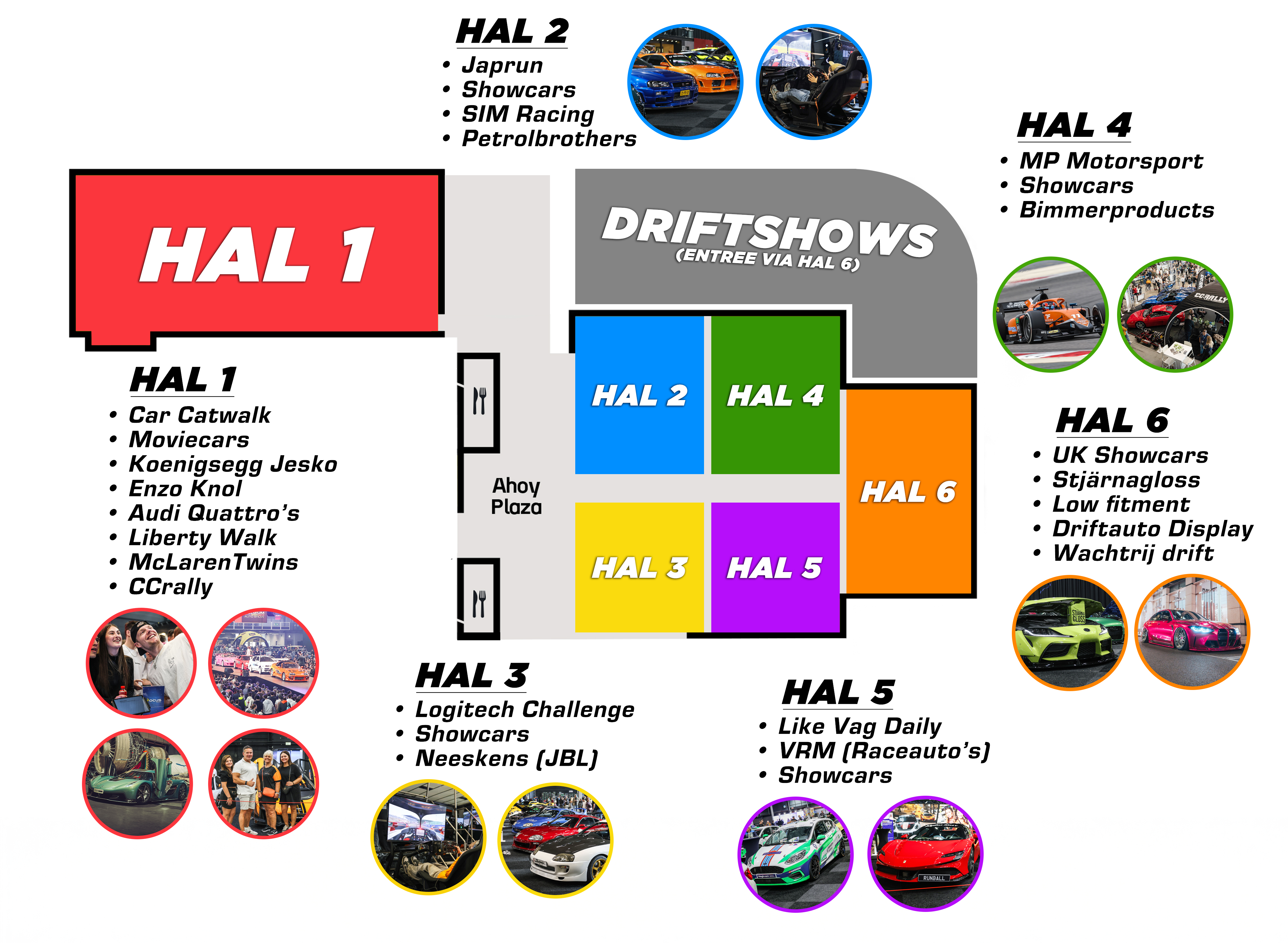 100% Auto Live - PLATTEGROND